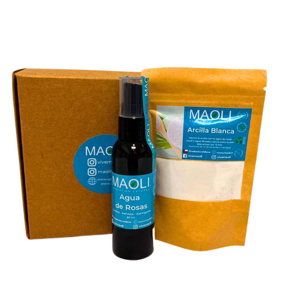 Pack Mascarilla y Agua de Rosas Maoli® – Maoli cosmética natural