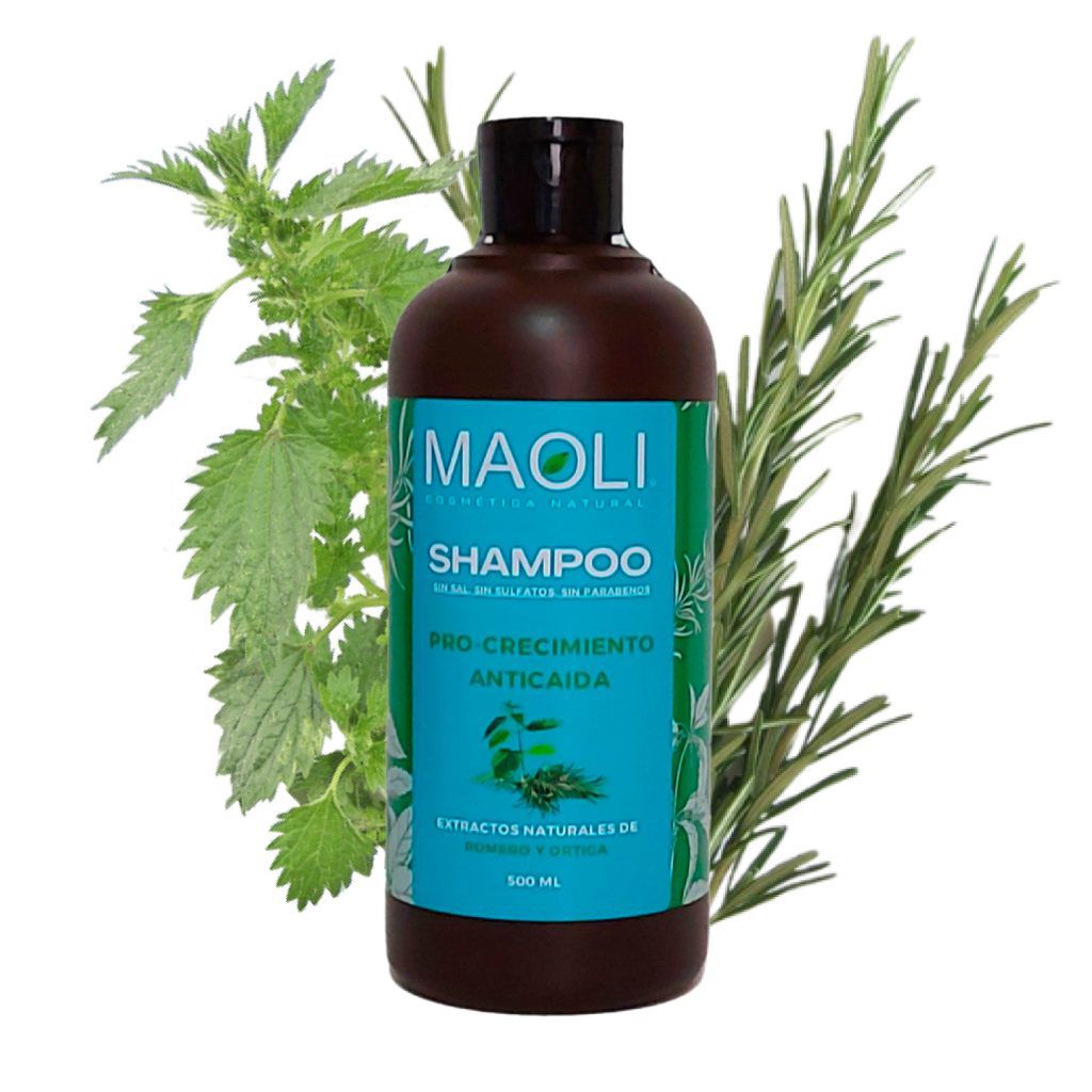 Shampoo Romero / Ortiga 500ml – Maoli cosmética natural