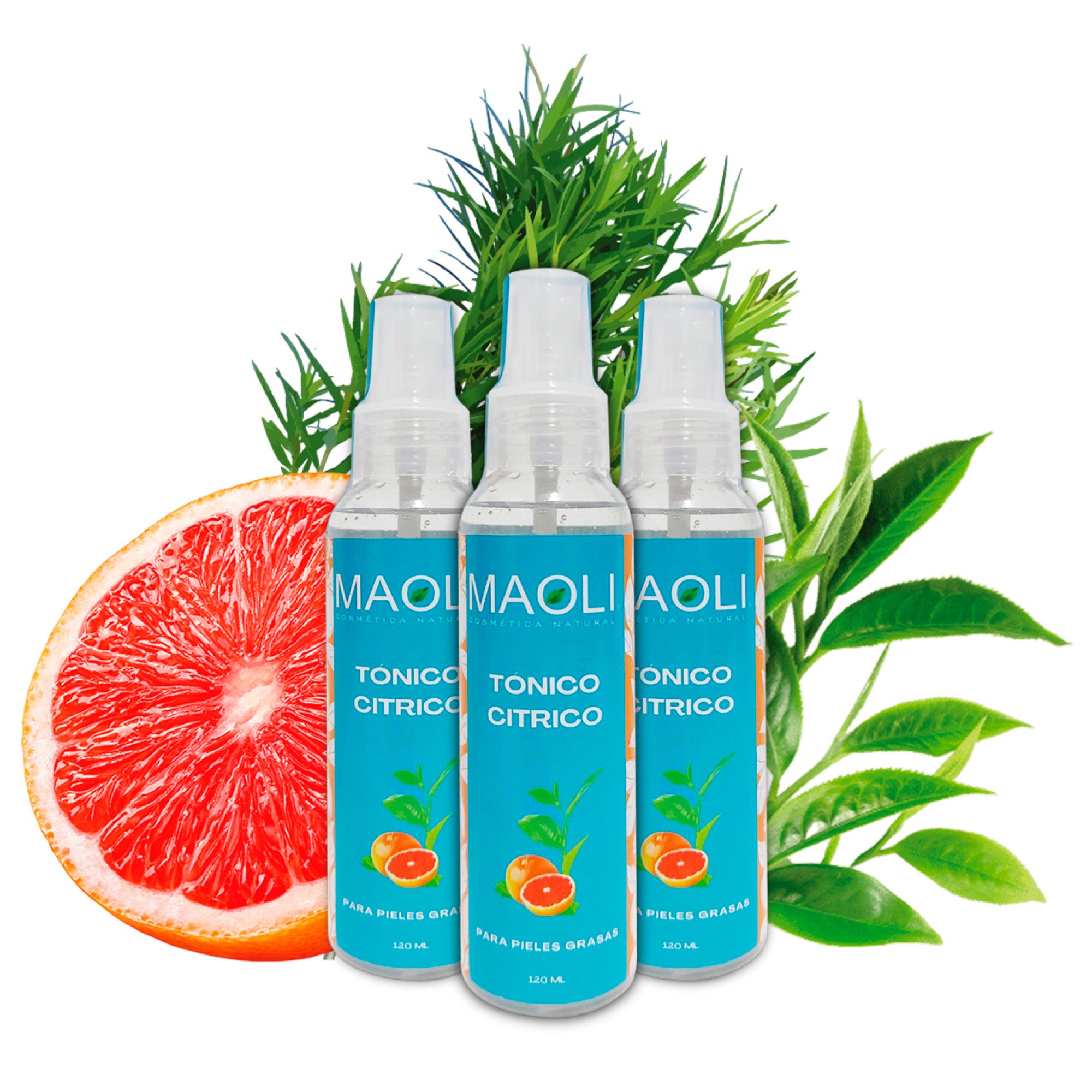 Tónico Cítrico 120ml – Maoli cosmética natural